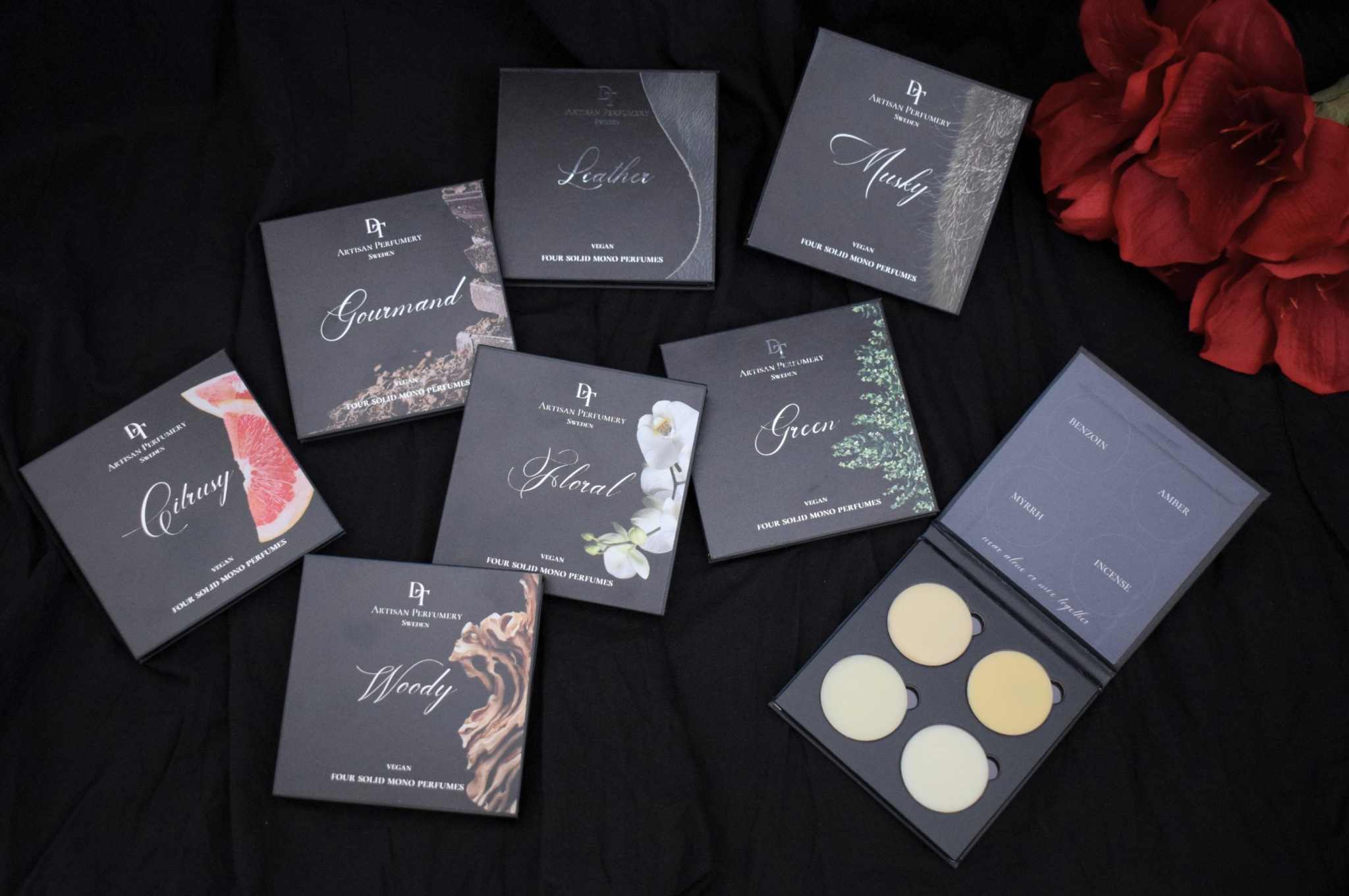 "Mix & Match" Solid Perfume Palettes – Dark Tales | Artisan Perfumery